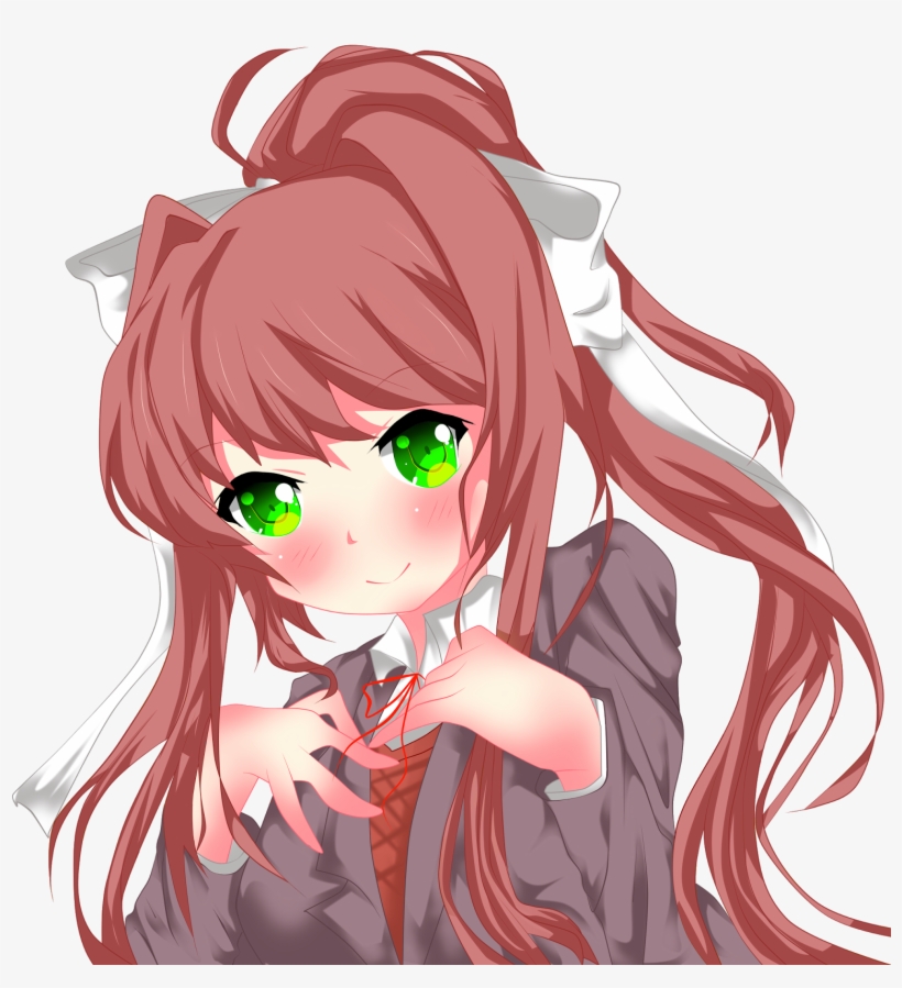 Yaaa Karena Aku Ngga Main Game Nya, Sedikit Fanart - Doki Doki ...