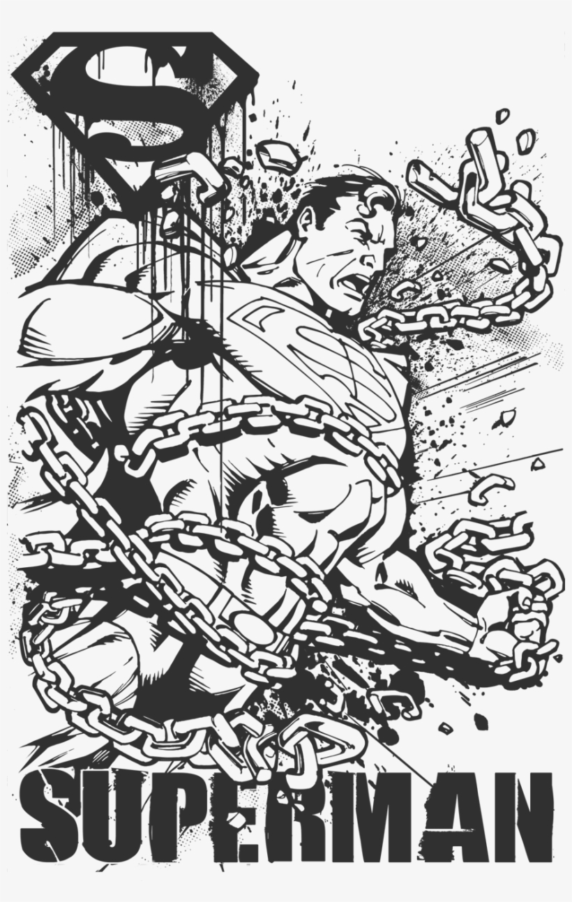 Superman Breaking Chains Men's Regular Fit T-shirt - Youth: Superman ...