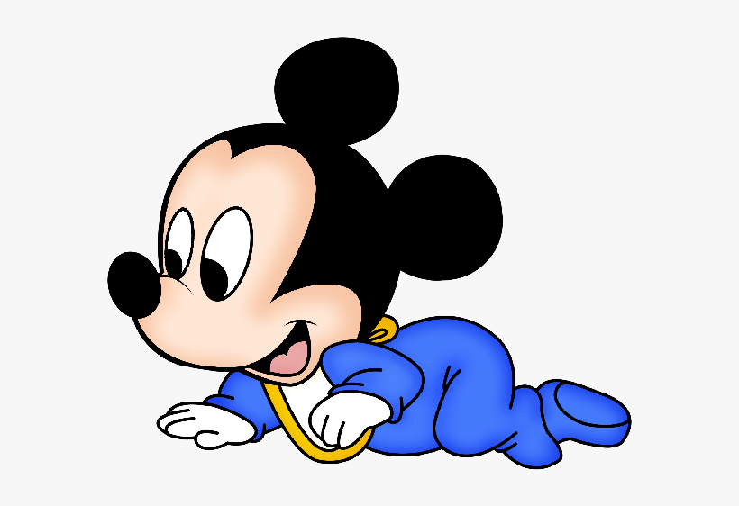 Baby Mickey Mouse Clipart - Mickey Mouse Bebe Disney - Free Transparent ...