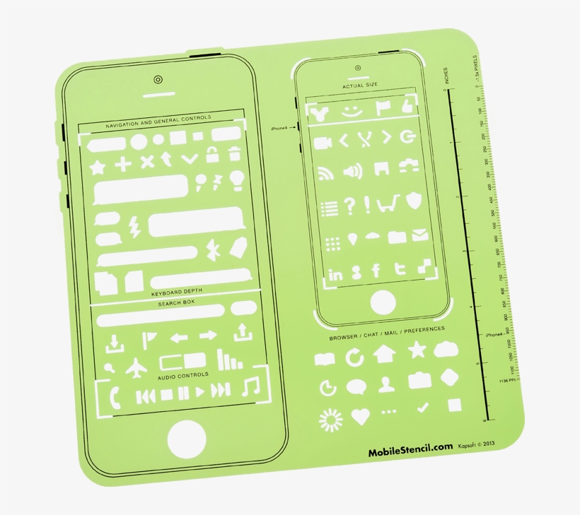 Iphone Stencil - Free Transparent PNG Download - PNGkey
