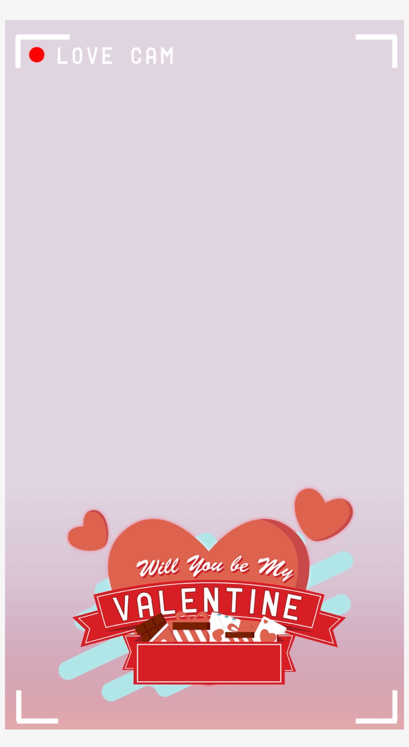Amazing Valentine's Day Snapchat Geofilter - Illustration - Free ...