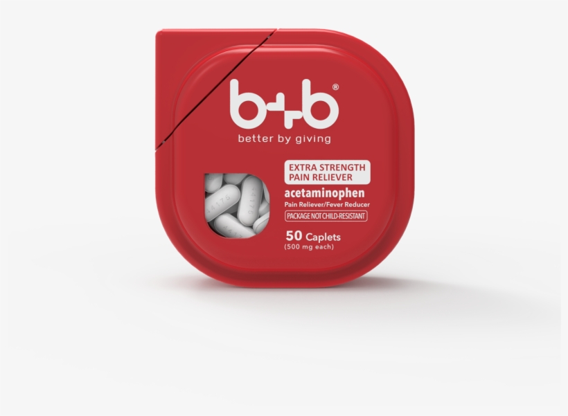 B B Extra Strength Acetaminophen Caplets - B+b Extra Strength ...