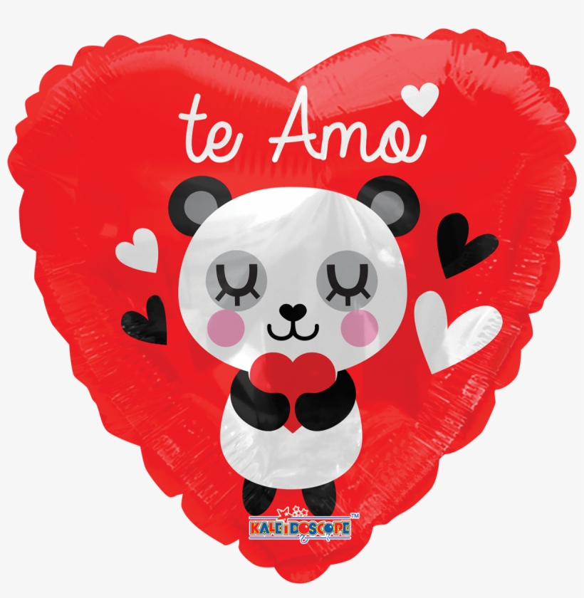 Oso Panda Te Amo - 18" Panda Bear Te Amo Non Foil Balloon - Mylar ...