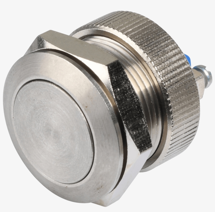 Av Button, Ø 19 Mm Stainless Steel With Knurled Nut - Av Button, Ø 19 ...