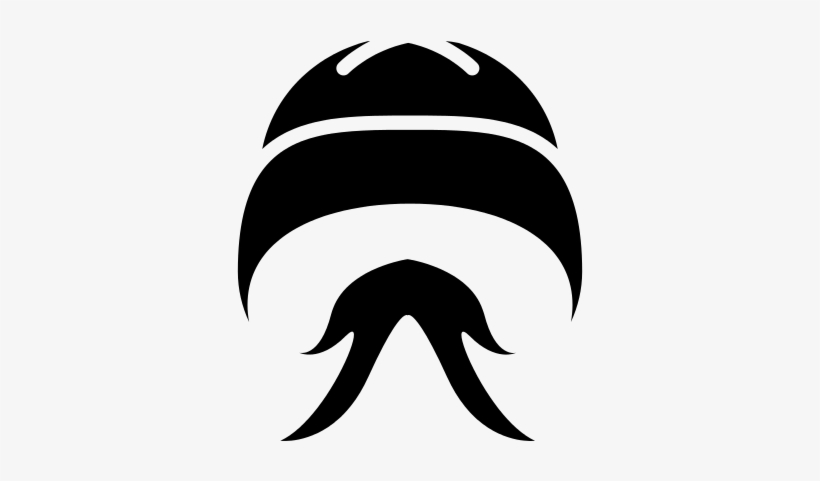 Chinese Headpiece And Mustache Vector - Vector Png Of Mustache - Free ...