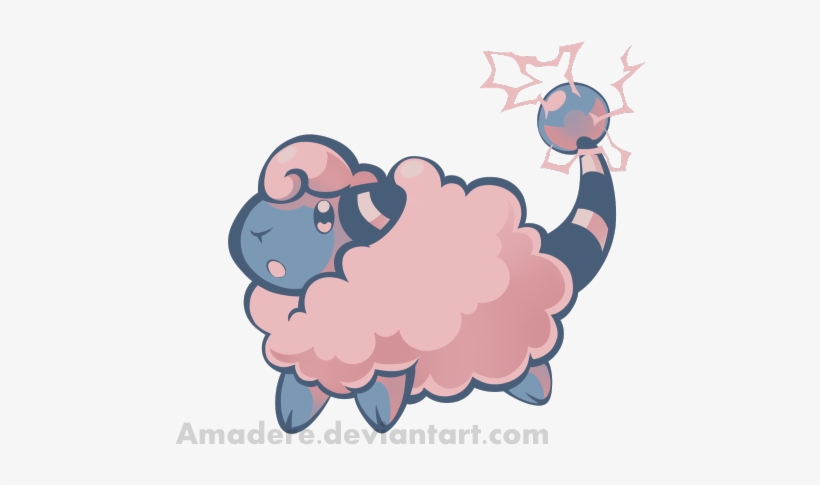 ~soft Bleating~ - Mareep - Free Transparent PNG Download - PNGkey