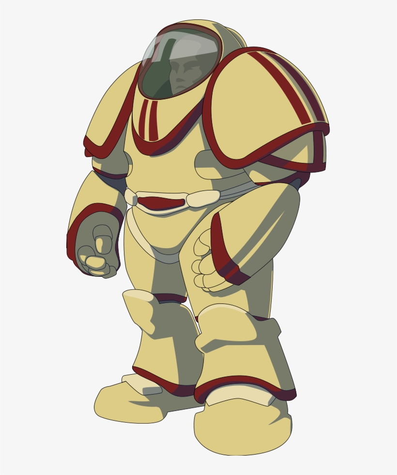 How To Set Use Space Armour Icon Clipart - Drawing Cartoon Space Suit ...