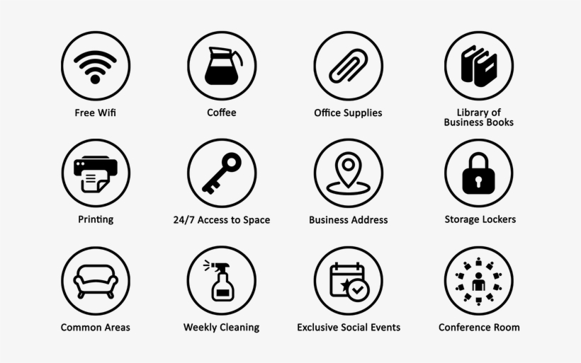 Amenities At The Hive Include - Icon - Free Transparent PNG Download ...