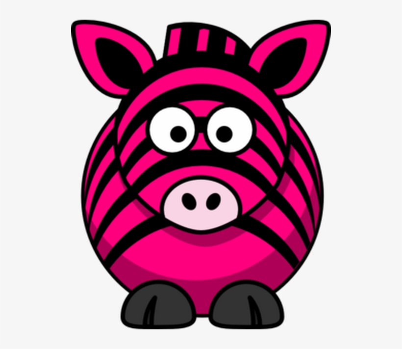 Photo - Pink Zebra Cartoon - Free Transparent PNG Download - PNGkey