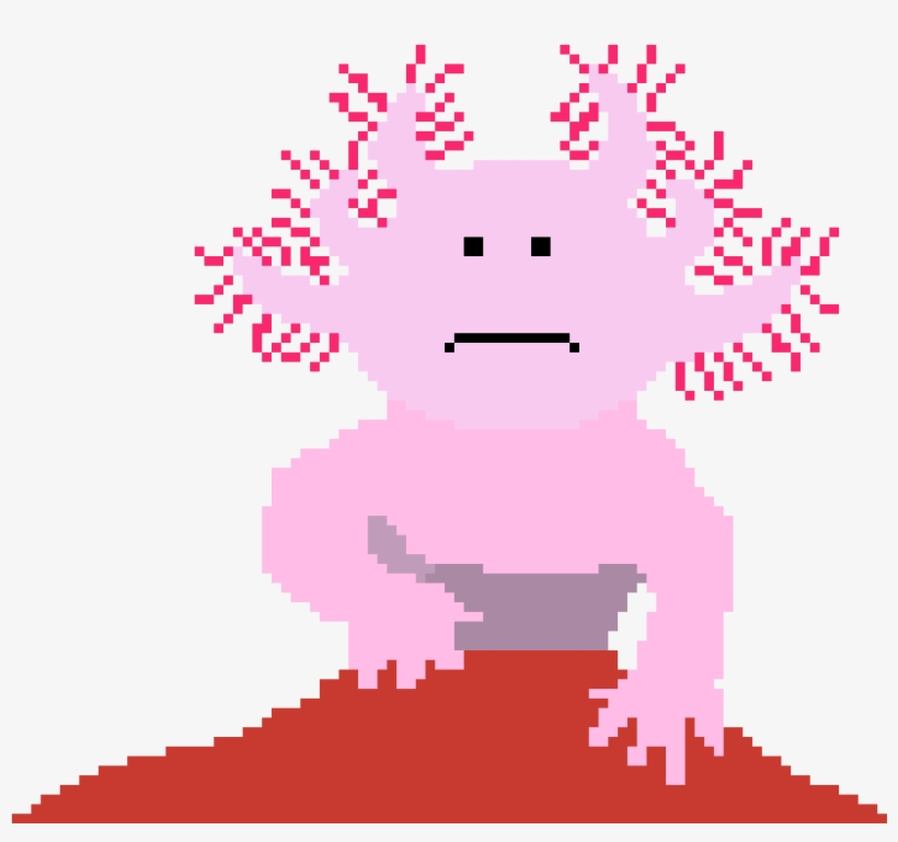 Sad Axolotl - Axolotl - Free Transparent PNG Download - PNGkey