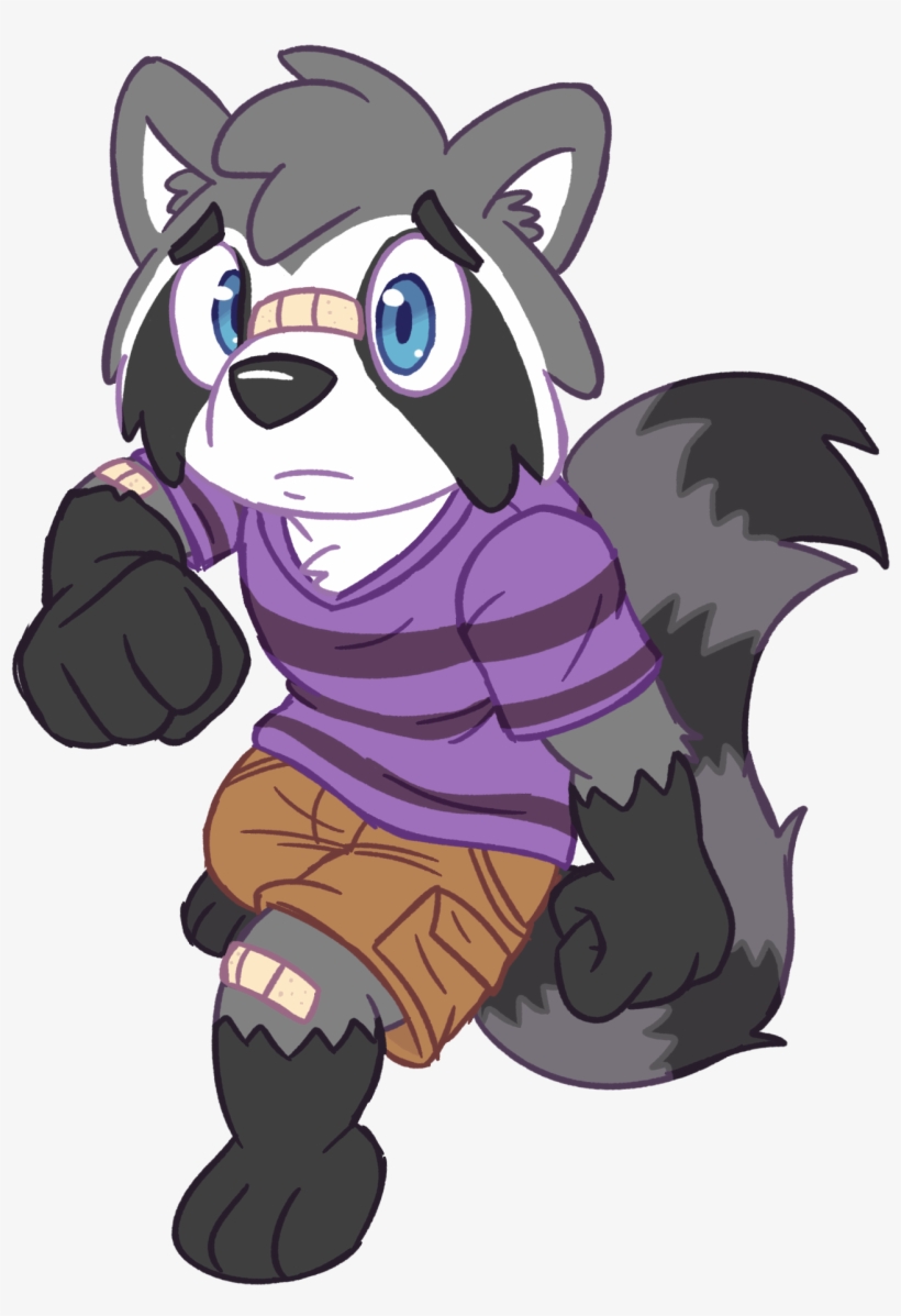 Sad Raccoon Child - Art - Free Transparent PNG Download - PNGkey
