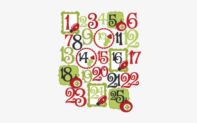 Christmas Countdown Clipart - Free Transparent PNG Download - PNGkey