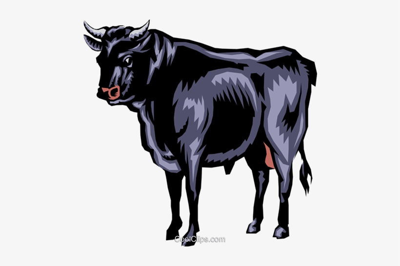 Bull Royalty Free Vector Clip Art Illustration - Free Transparent PNG ...