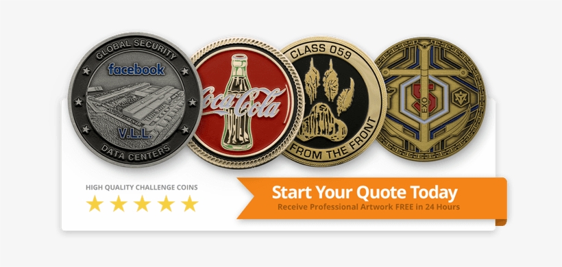 Start Your Challenge Coin Quote Today - Military - Free Transparent PNG ...