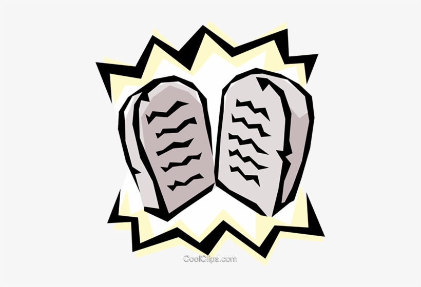 Ten Commandments Royalty Free Vector Clip Art Illustration - God For ...