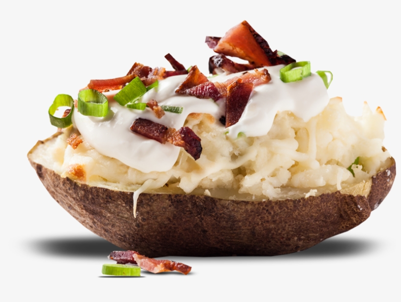 Loaded Potato - Cooked Spud Wallpaper Hd - Free Transparent PNG ...