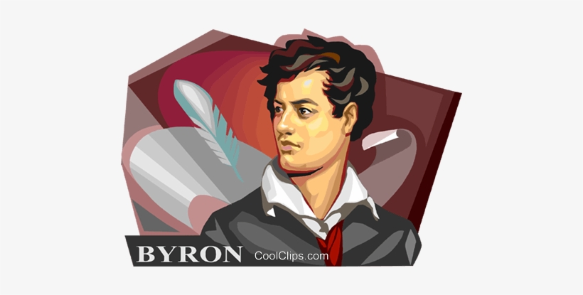 Lord Byron Royalty Free Vector Clip Art Illustration - Lord Byron ...