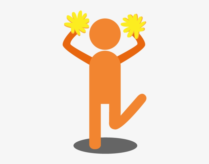 Person With Pom Poms - Free Transparent PNG Download - PNGkey
