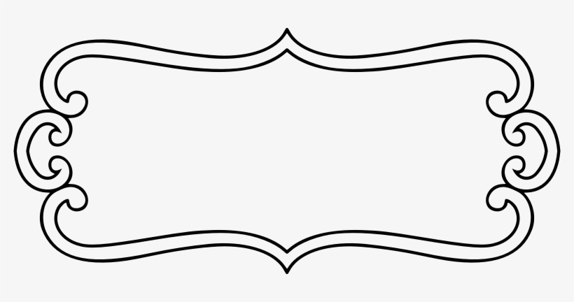 Marco De Forma Marco De Forma Elíptica Con Motivos: Vector De Stock