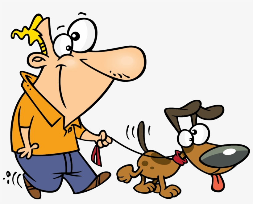 Walk The Dog Clipart