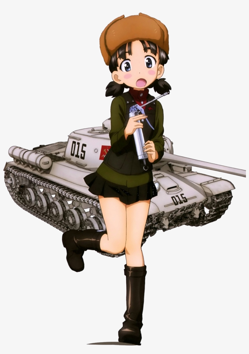 Nina With Tank - Nina Girls Und Panzer - Free Transparent PNG Download ...