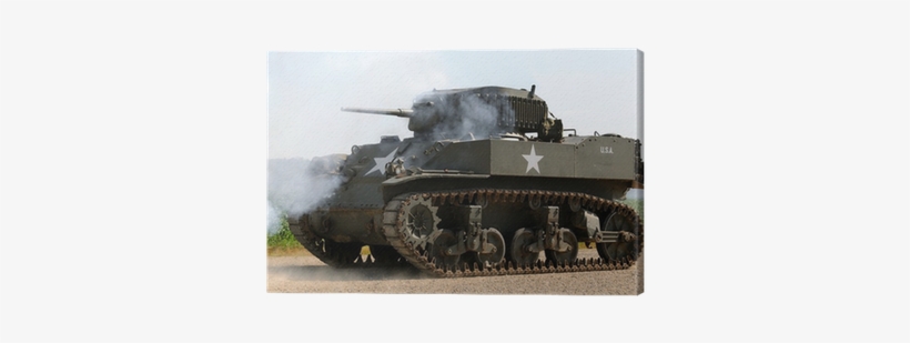World War Ii Era American Army Tank Canvas Print • - Legertank - Free ...