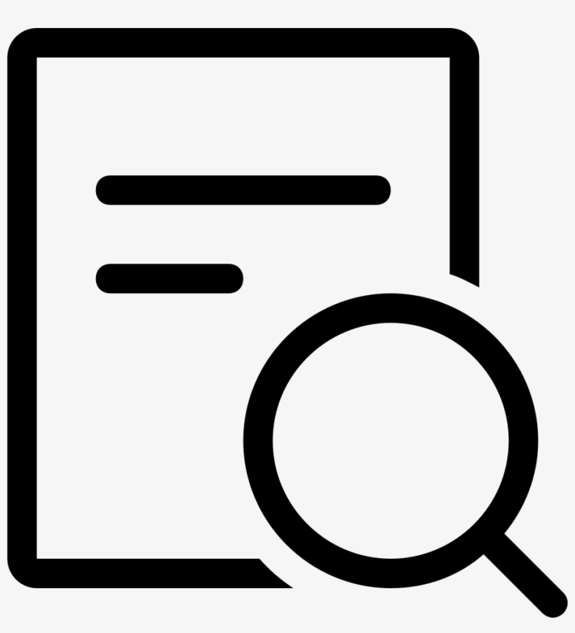 Png File - Note Search Icon - Free Transparent PNG Download - PNGkey