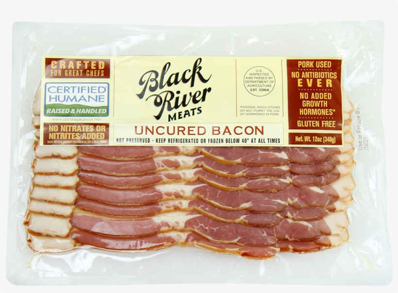 Brm Bacon Retail Shingled - Black River Meats Bacon - Free Transparent ...