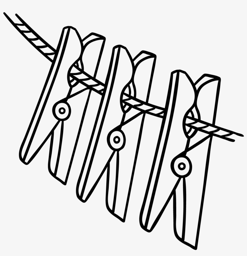 Washing Line Art - Free Transparent PNG Download - PNGkey
