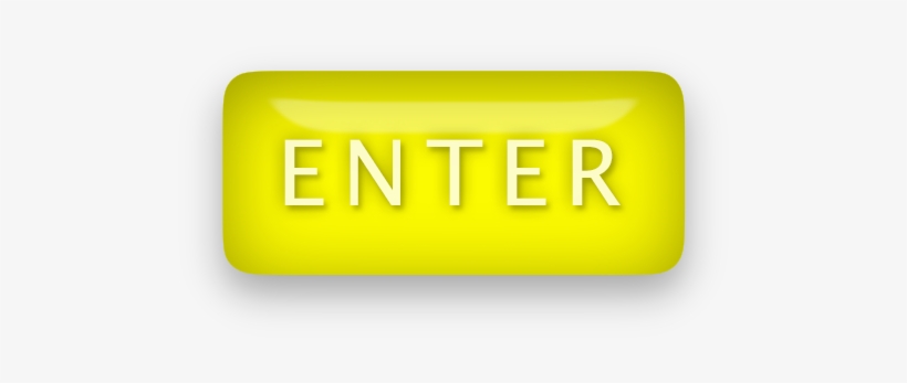 Enter Glass Button Yellow - Enter Button Icon Png - Free Transparent ...