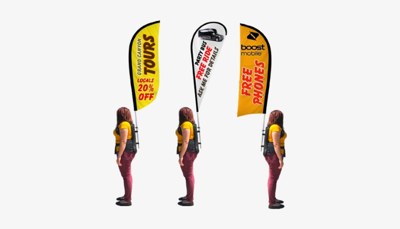 Backpack Flags Signs For Advertising - Backpack Flags - Free ...