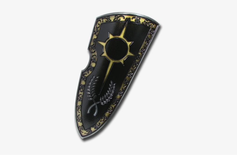 Medieval 2nd Edition Paladin Shield Black 120x50cm - Sword - Free ...