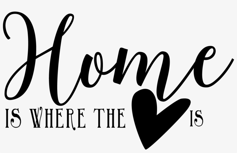 Home Is Where The Heart Is - Maid Of Honor In Cursive - Free ...