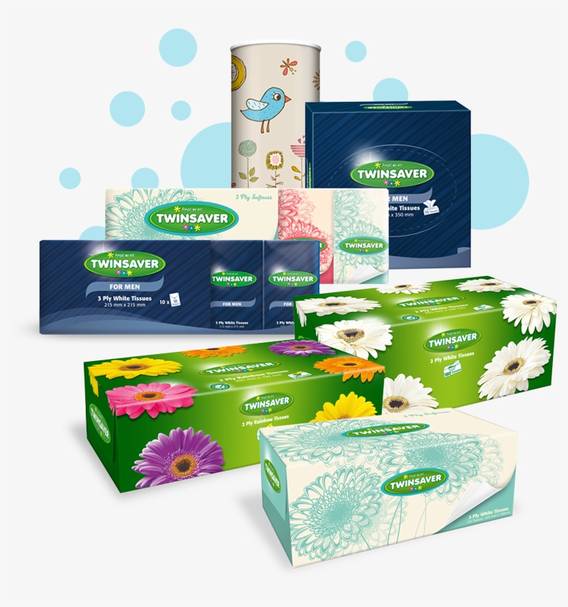 Twinsaver Facial Tissue Range - Twin Saver - Free Transparent PNG ...