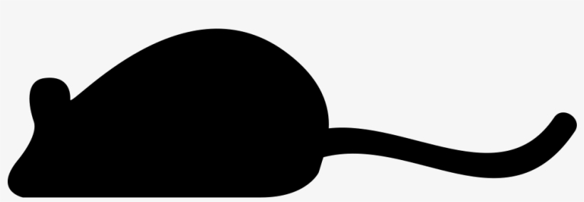 Black Mouse Silhouette - Black Mouse Silhouette Png - Free Transparent ...