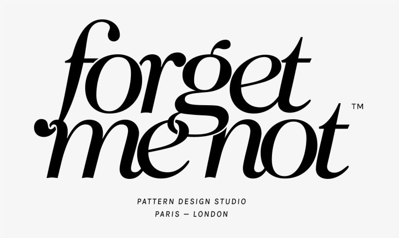 Forget Me Not, Print & Pattern Design Studio - Forget Me Not Png Text ...