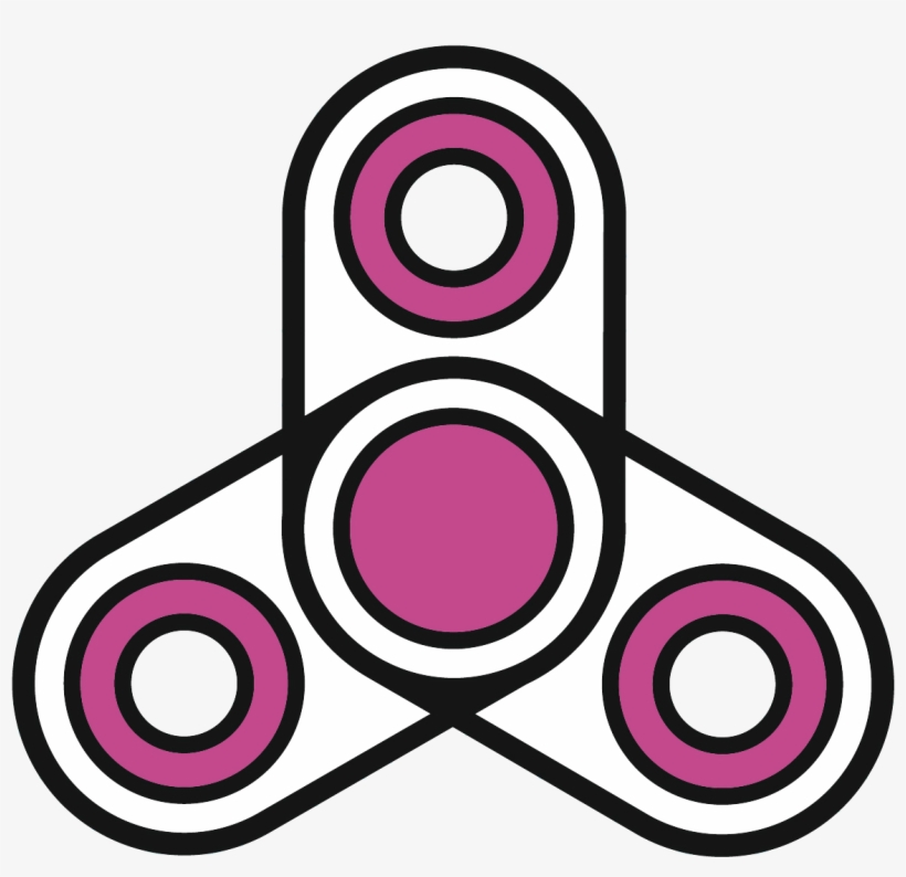 Fidget Spinner App & Stickers Messages Sticker-2 - Royalty Free Atom ...