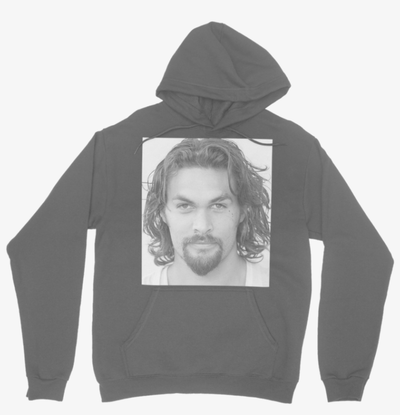 Jason Momoa ﻿classic Adult Hoodie - Jason Momoa Actor Portrait Bw 16x12 ...