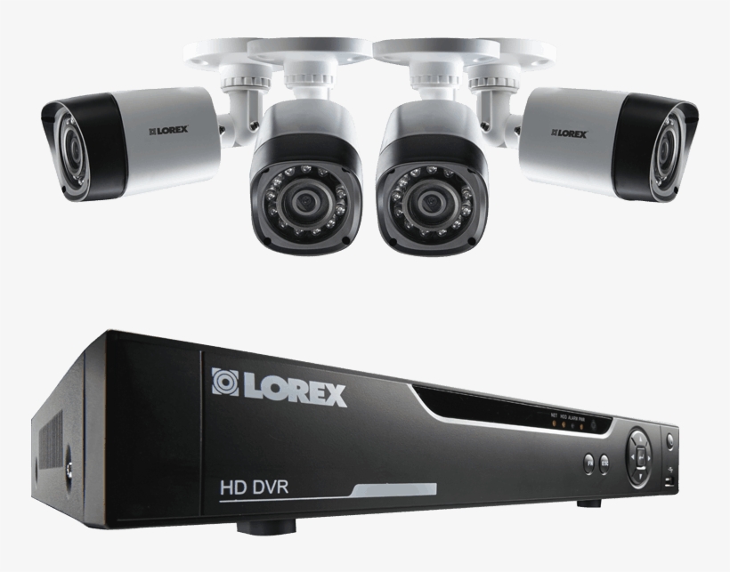 4 Channel Series Security Dvr System With 720p Hd Cameras - Lorex Cctv ...