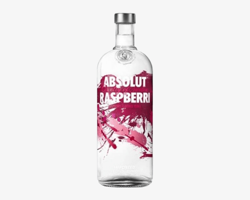 Absolut Raspberri Vodka 1 Litre - Free Transparent PNG Download - PNGkey
