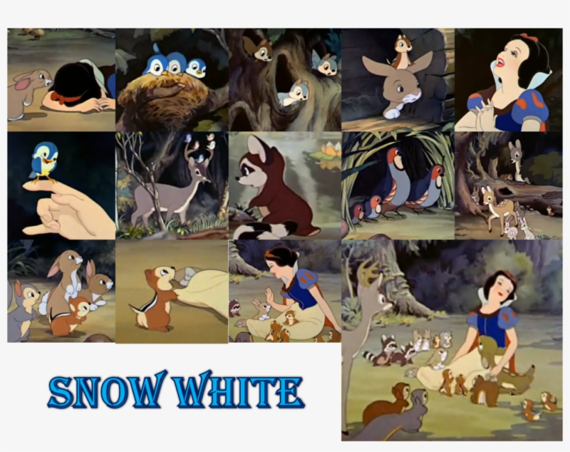 Snow White And The Animals - Free Transparent PNG Download - PNGkey