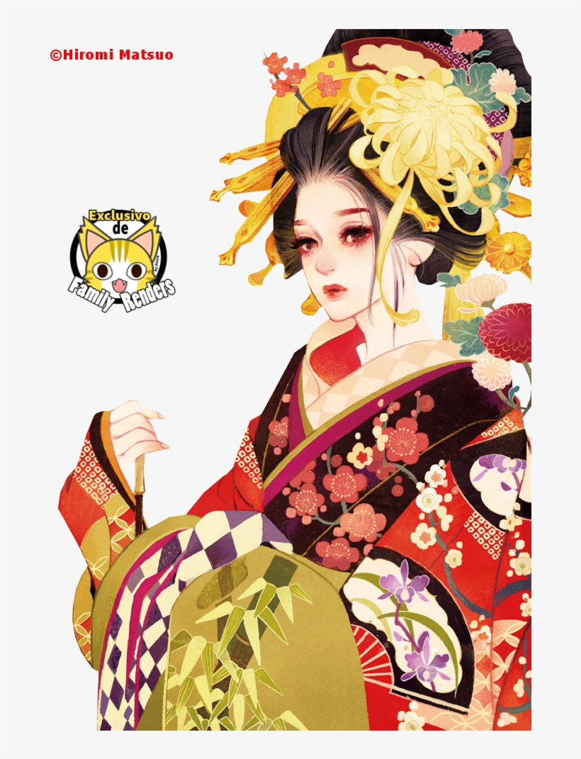 Geisha Png - Free Transparent PNG Download - PNGkey