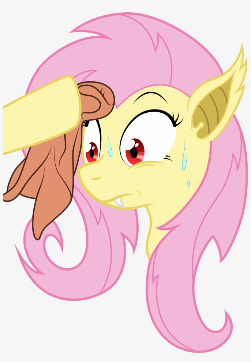 Cubonator, Bat Pony, Bats , Flutterbat, Fluttershy, - Guy Sweating With ...