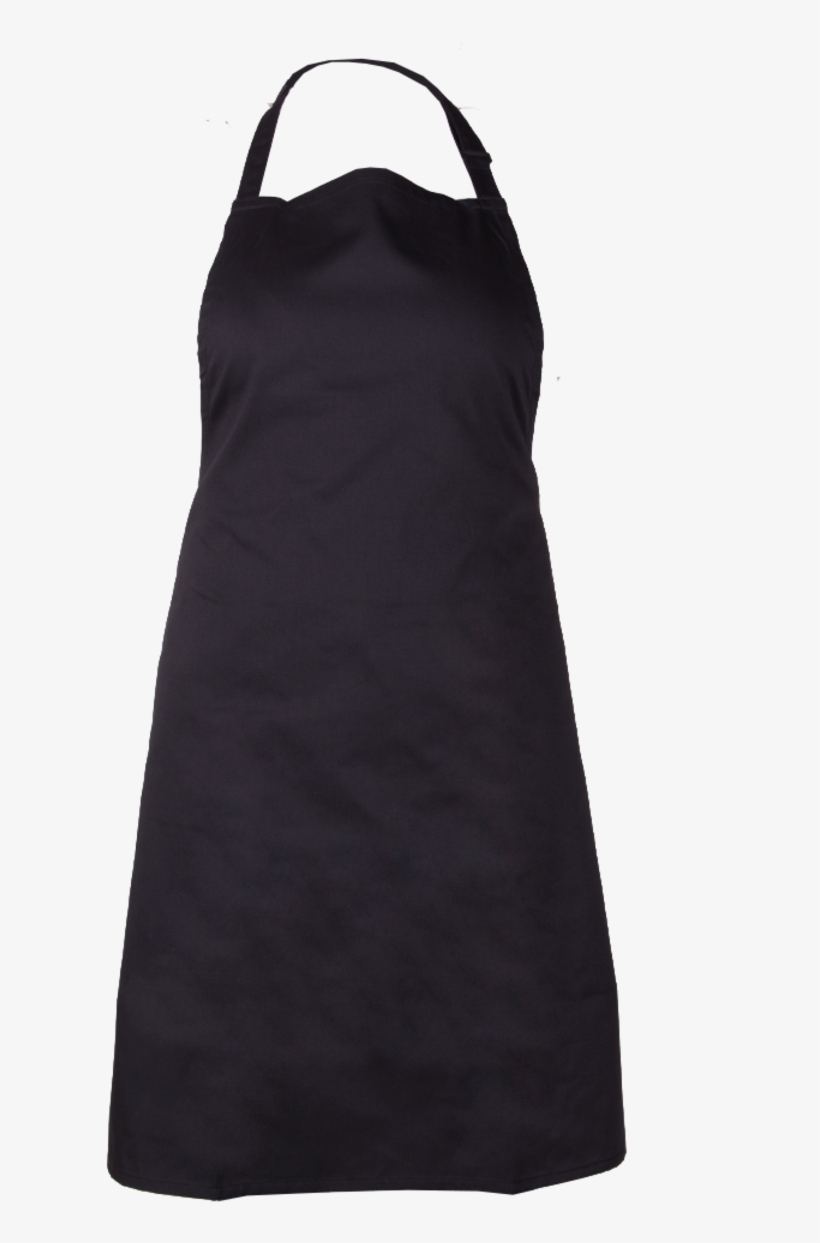Screen Printed Bib Aprons Png Image - Black Apron Transparent ...