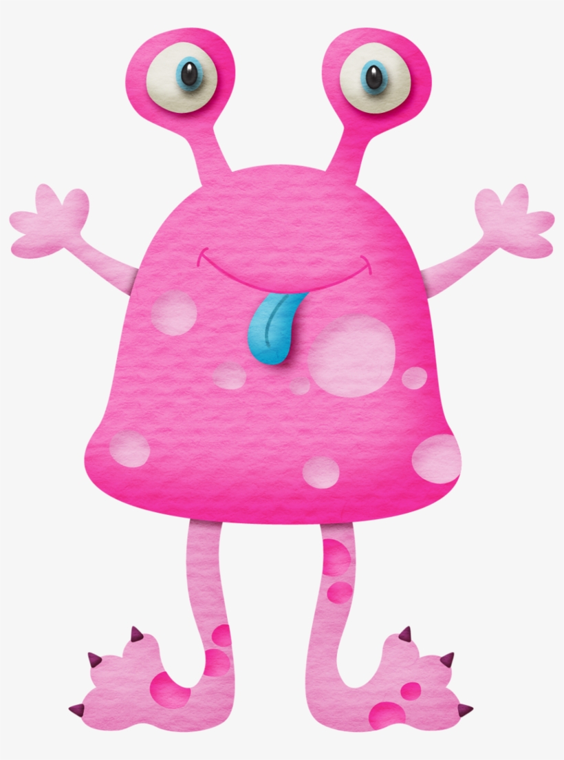 monsters‿ ⁀°•• - Pink Monster Clipart - Free Transparent PNG Download ...