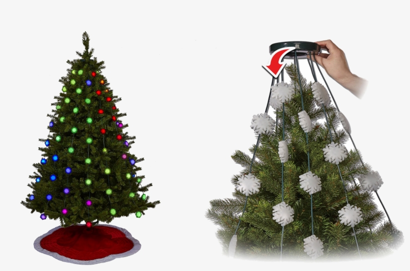 Geek My Tree Glow Flakes Easy To Install Christmas - Geekmytree ...