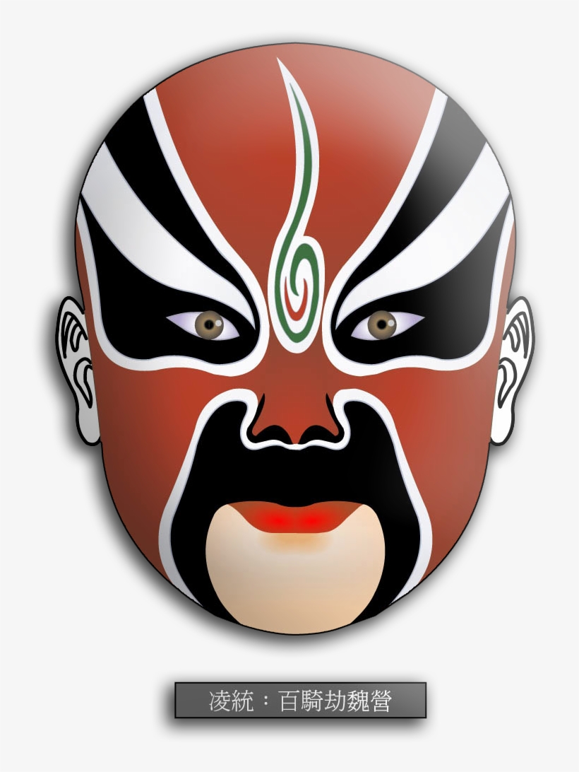 China Beijing Opera Face 1 Opera Mask, Pebble Art, - Cantonese Opera ...