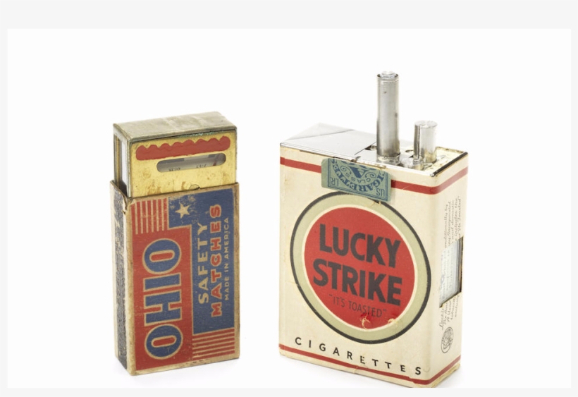 Bonhams - Lucky Strike Cigarette Tattoo - Free Transparent PNG Download ...