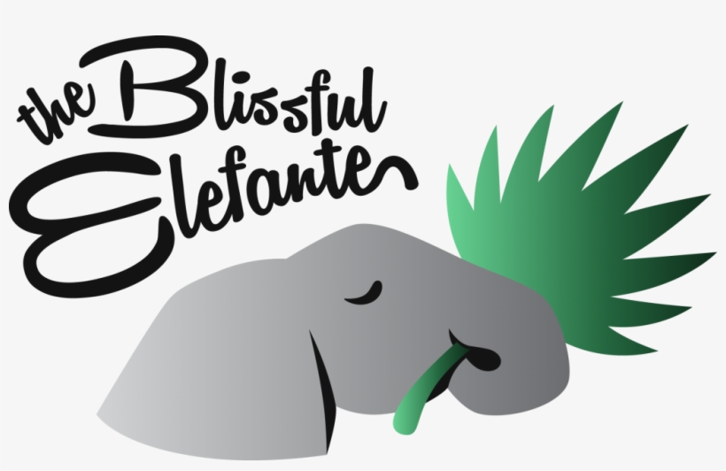 The Blissful Elefante Logo - Hands Off My Stache Vinyl Lettering Glossy ...