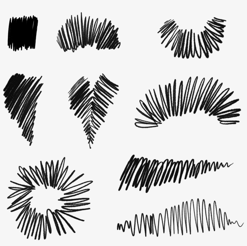 Free Download ~ Commercial Use Scribble Elements In - Portable Network ...